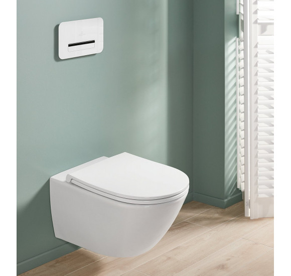 Villeroy&Boch Universo pakabinamas klozetas su "Soft Close" dangčiu ...