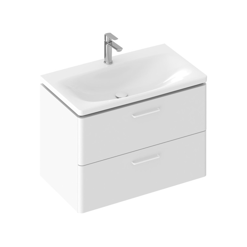 Ravak Balance II pakabinama vonios spintelė praustuvui 80 cm, baltos ...