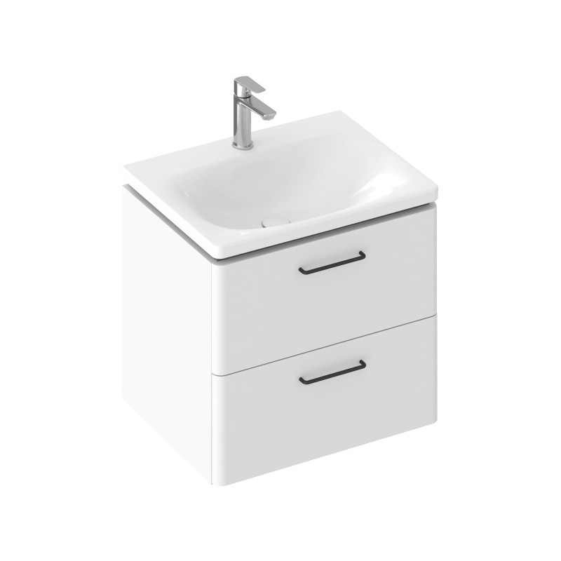 Ravak rankenelė vonios kambario spintelei Balance II, juodos matinės ...