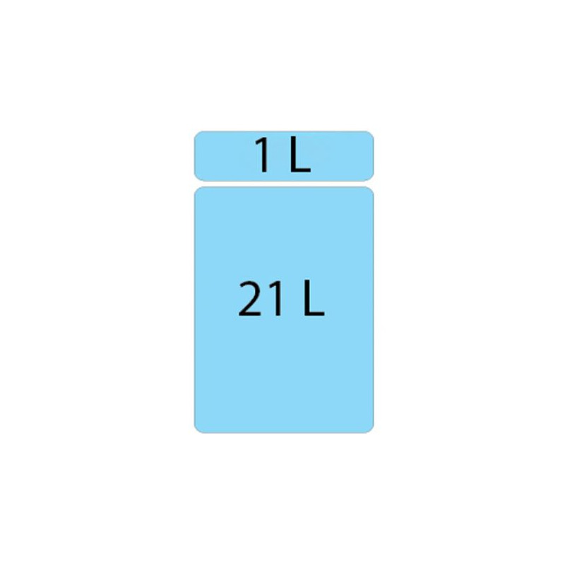 ALVEUS Albio 20 šiukšliadėžė, 21l+1l, 255x455x400 - laikasnamams.lt