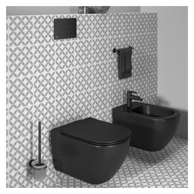Ideal Standard OLEAS M1 mechaninis nuleidimo klavišas (matinės juodos ...