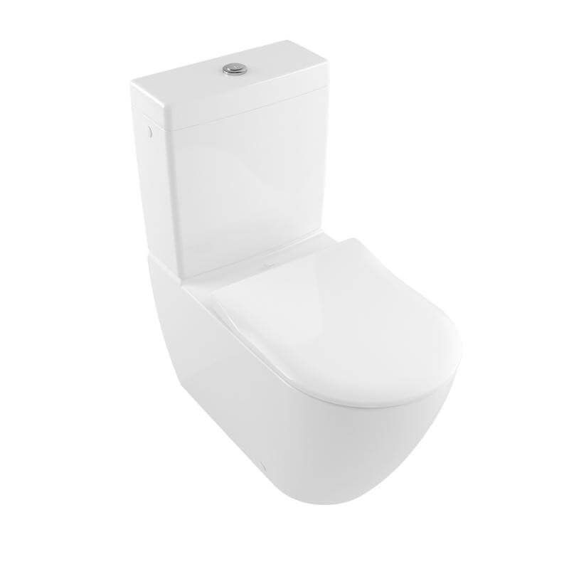 Villeroy&Boch Subway Rimless klozetas be bakelio ir dangčio ...