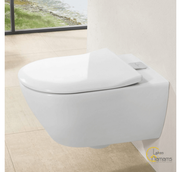 Villeroy&Boch WC Subway 2 Rimless, ViFresh, be dangčio - laikasnamams.lt