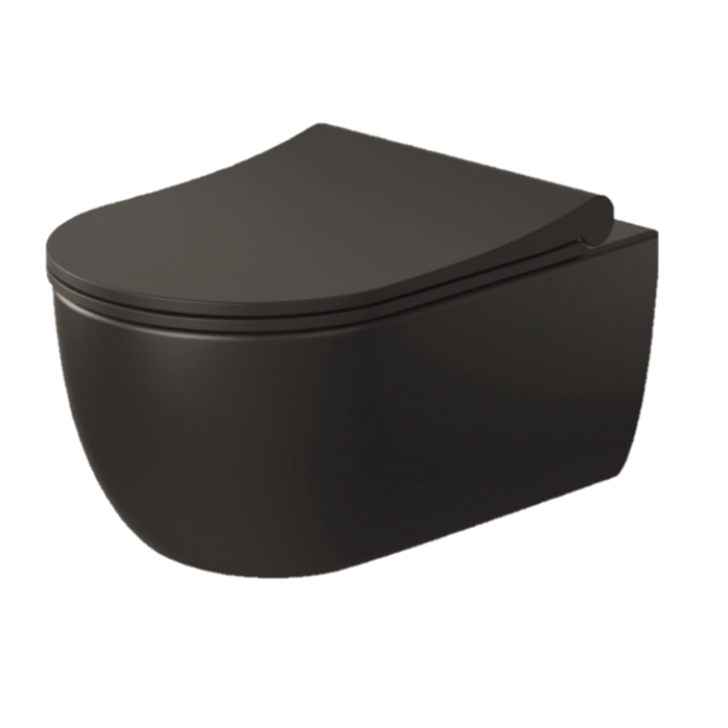 Bocchi V-Tondo COMPACT pakabinamas klozetas "Rimless" be dangčio ...