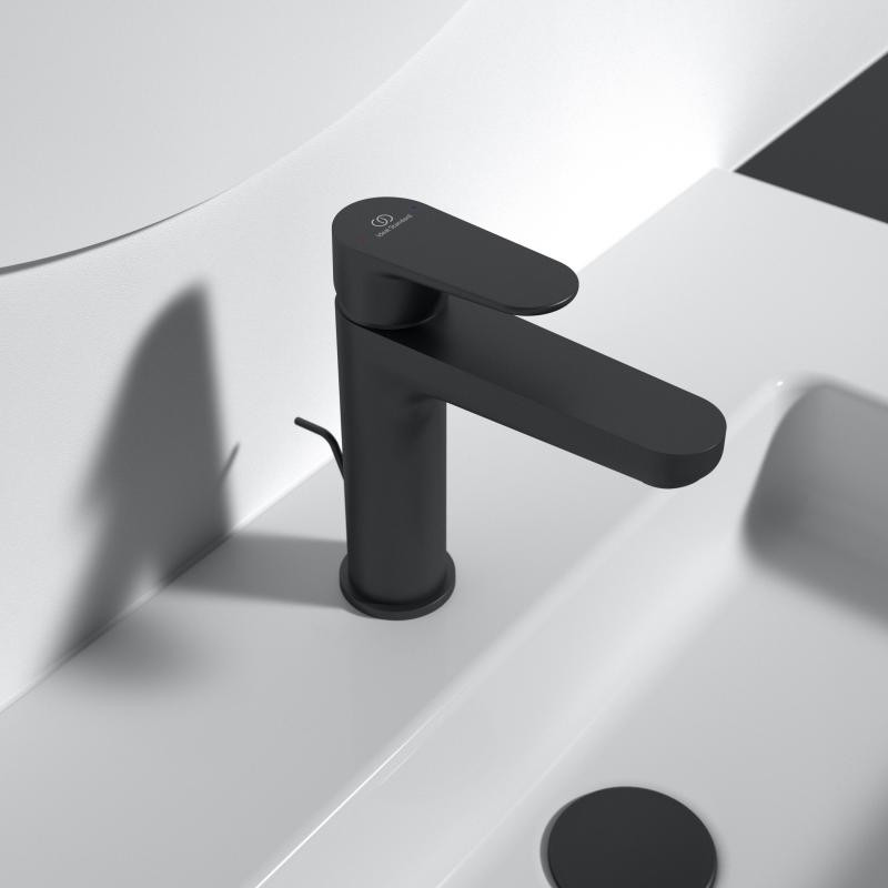 Ideal Standard CERAFINE O praustuvo maišytuvas, juodos matinės spalvos ...