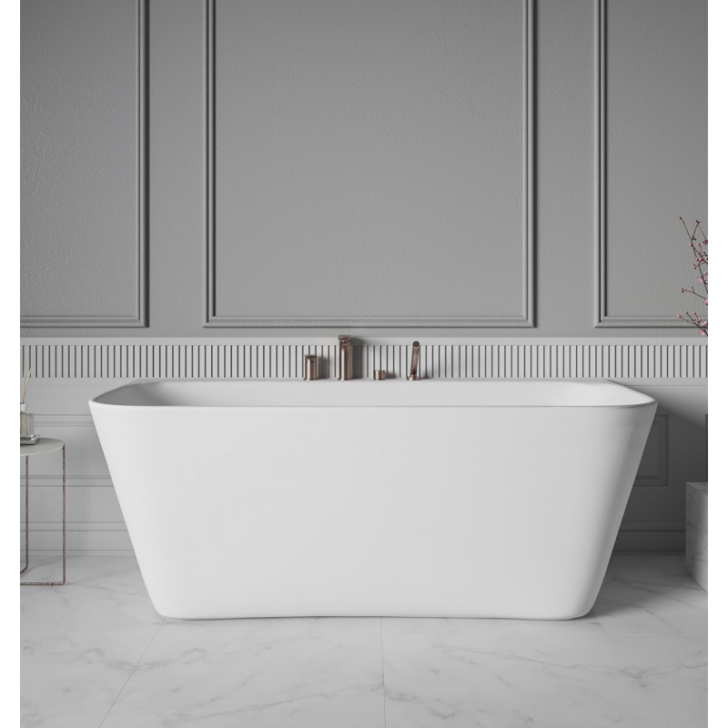 Casa Di Vanna Milano W prie sienos pastatoma vonia 170x81cm, balta ...