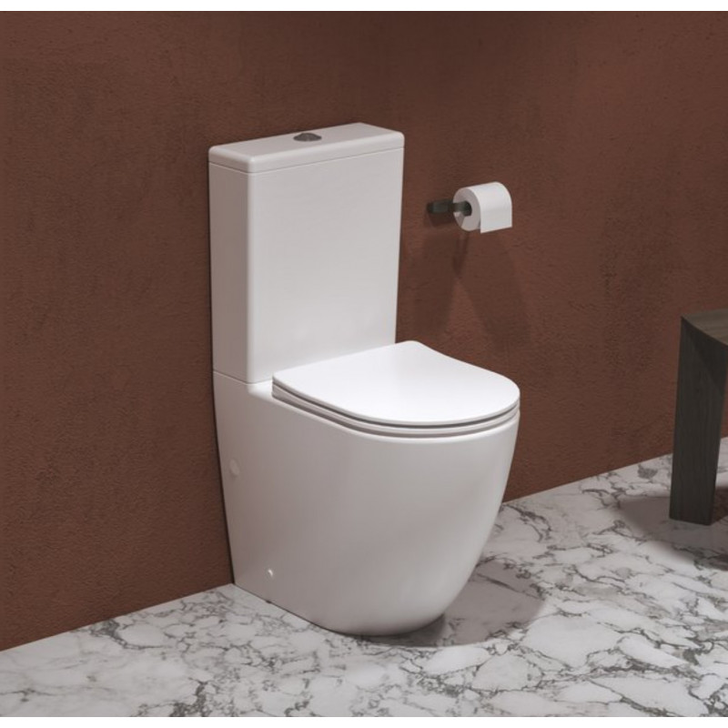 Ravak Optima Pastatomas klozetas su Soft-Close dangčiu - laikasnamams.lt