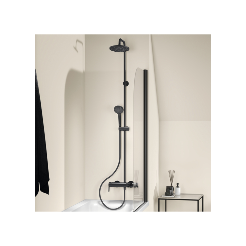 Ideal Standard Cerafine O vonios/dušo sistema juoda matinė , 20 cm ...